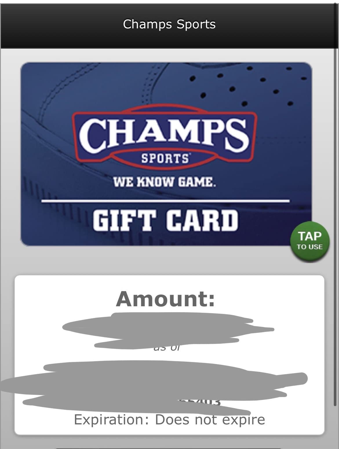 Amazon.com: Champs Sports eGift Card: Gift Cards