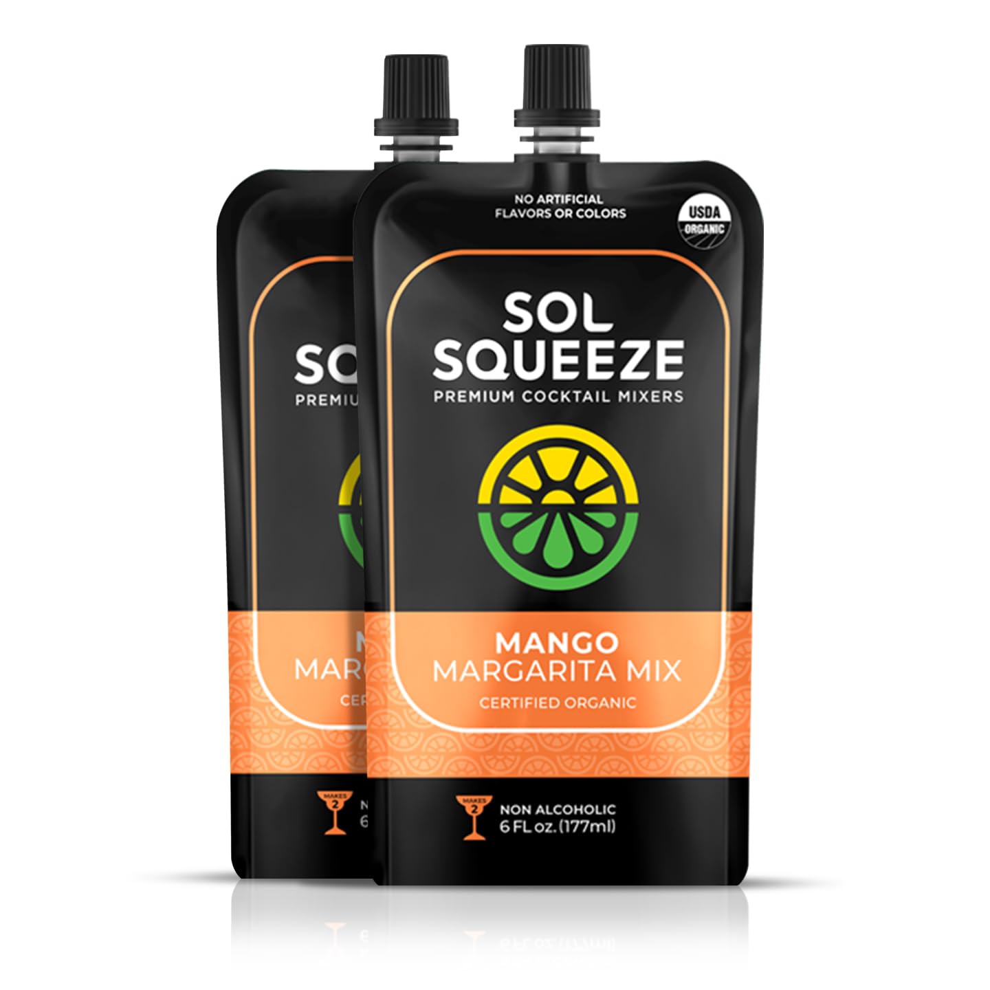 Amazon.com : Sol Squeeze Mango Margarita Mix - Organic, Non-GMO, Vegan ...