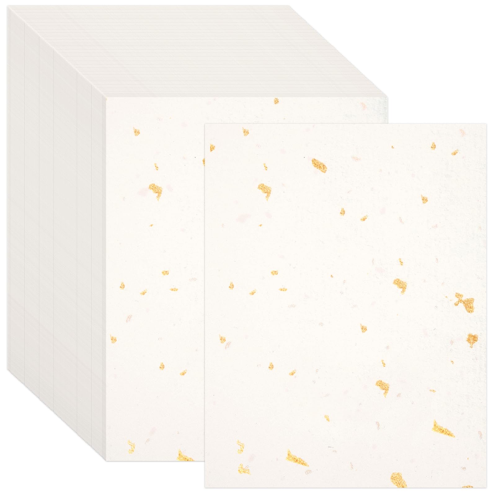 Amazon.com : 50 Sheets Linen Textured Cardstock 250g/92lb Cover Foil ...