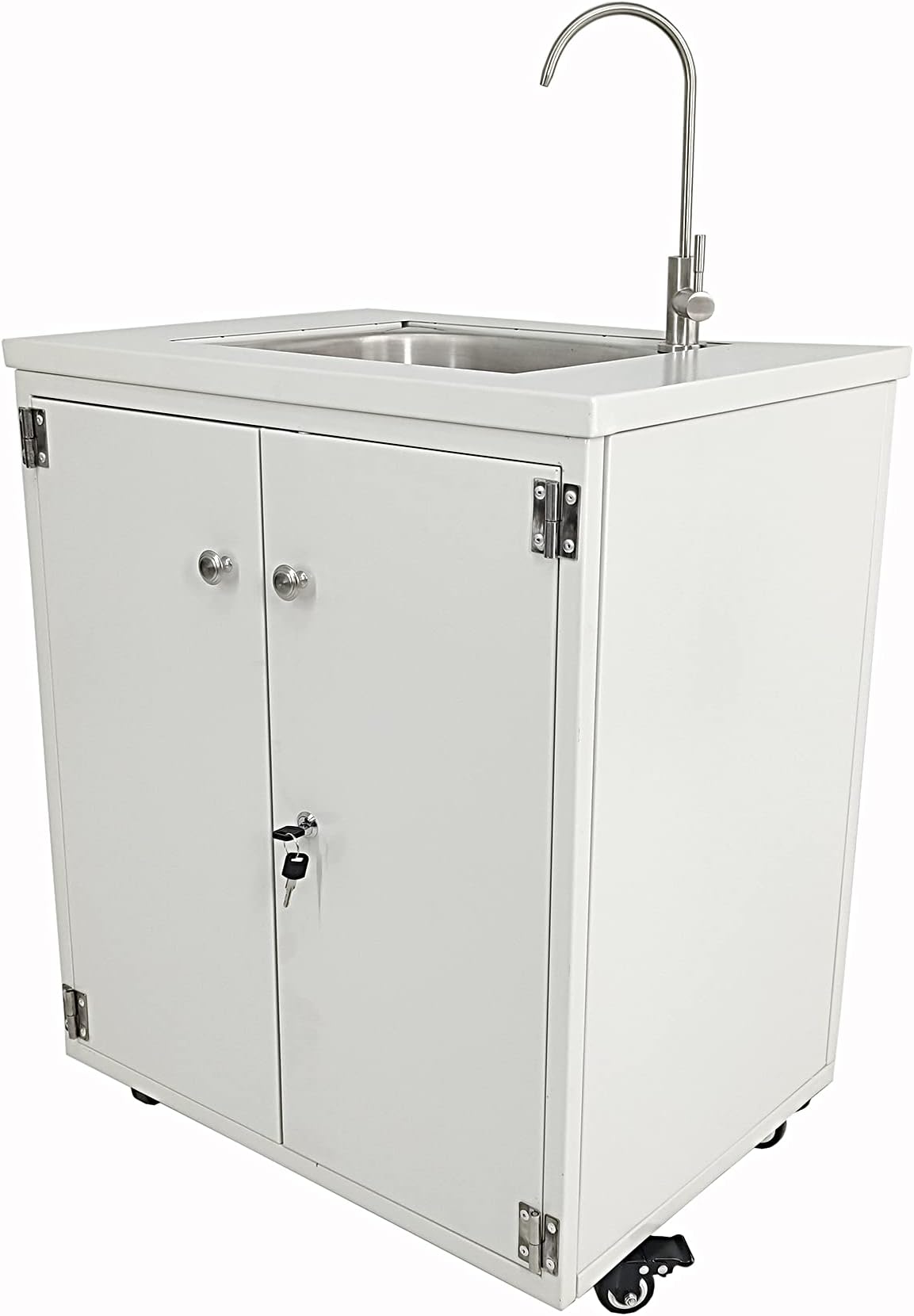 Portable Sink Self Contained Hand Wash Station with Cold and Hot Water ...