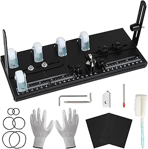 Otrrice Glass Bottle Cutter, Upgraded Dual-Baffle Glass Cutter Kit for ...