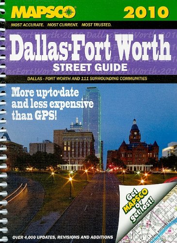 Buy Mapsco 2010 Dallas/ Fort Worth Metro Street Guide & Directory Book ...