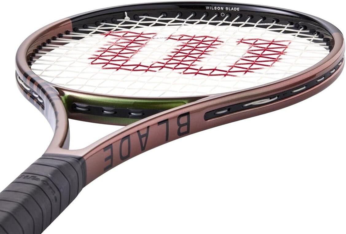 Amazon.com : Wilson Blade 98 V8 18x20 Tennis Racquet - Quality String ...