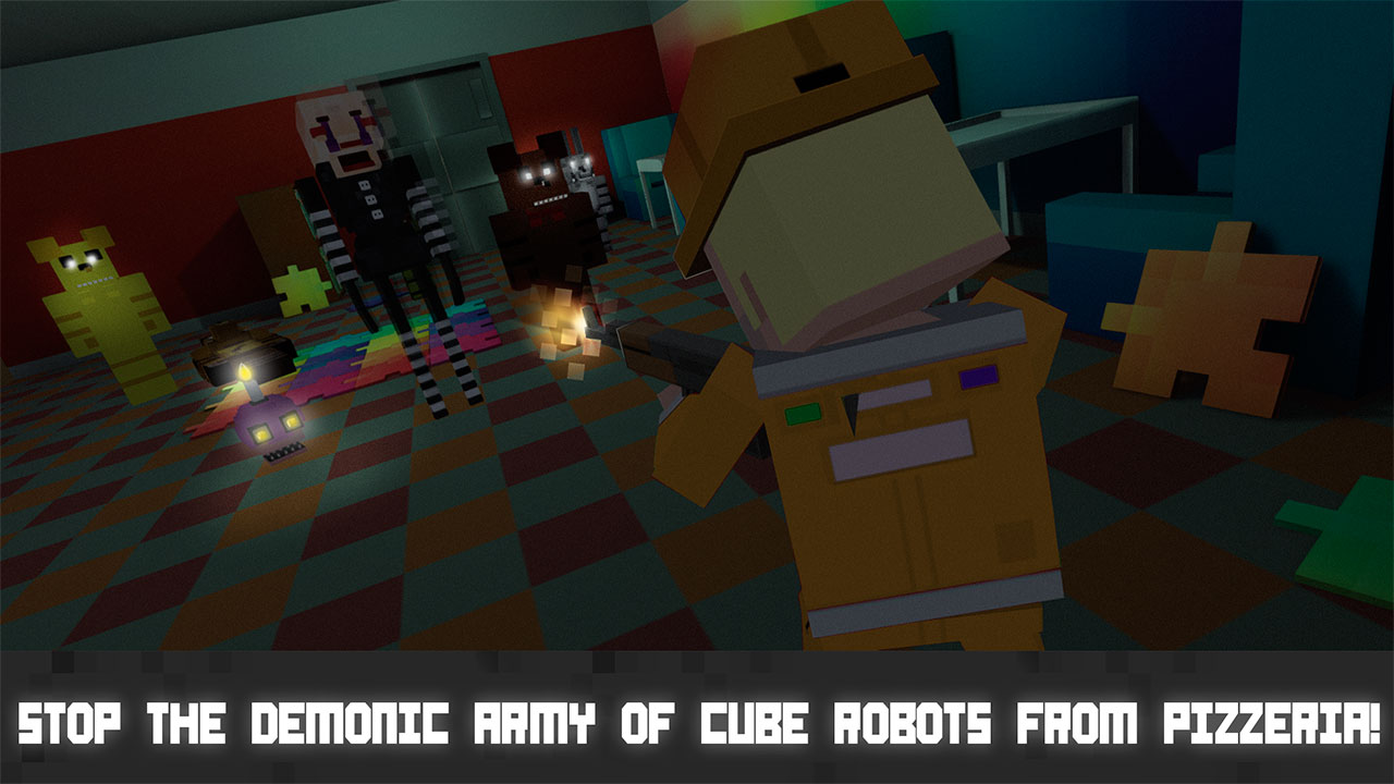 Demonic Animatronics Rush Fight: Pixel World Scary Game |Demonic Power ...