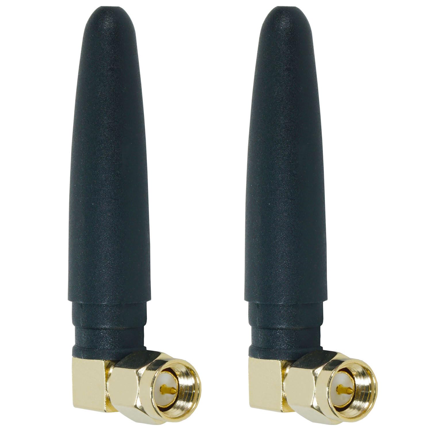 Fohevers 2-Pack WiFi Antenna 2.4G WiFi Aerial SMA Male Adapter 90 ...