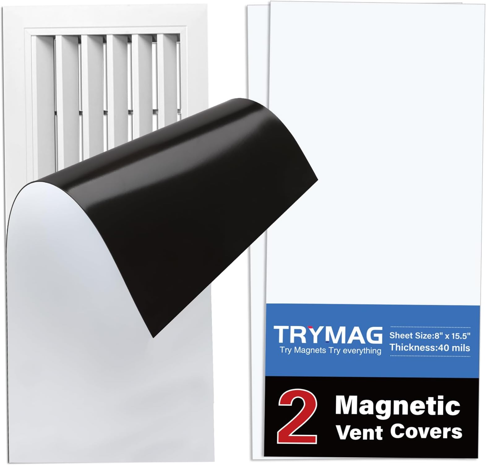 Seatern Magnetic Vent Covers, Extra Strong Magnets, 8" x 15.5" (3 Pack ...