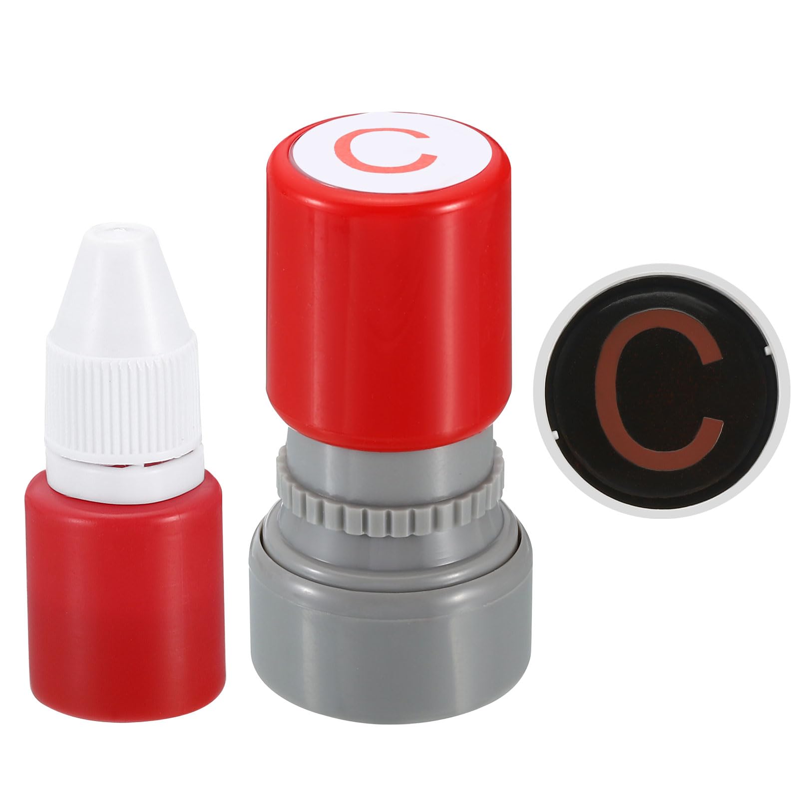 Amazon.com : PATIKIL Letter Stamps Self Inking, Character C Alphabet ...