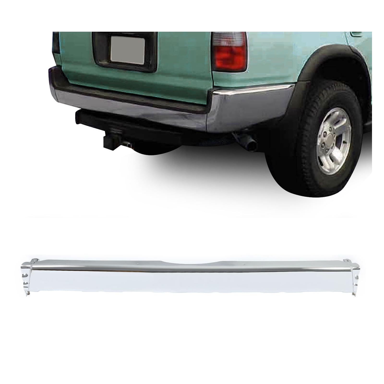 Amazon.com: KUAFU Rear Bumper Compatible with 1996-2002 Toyota 4Runner ...