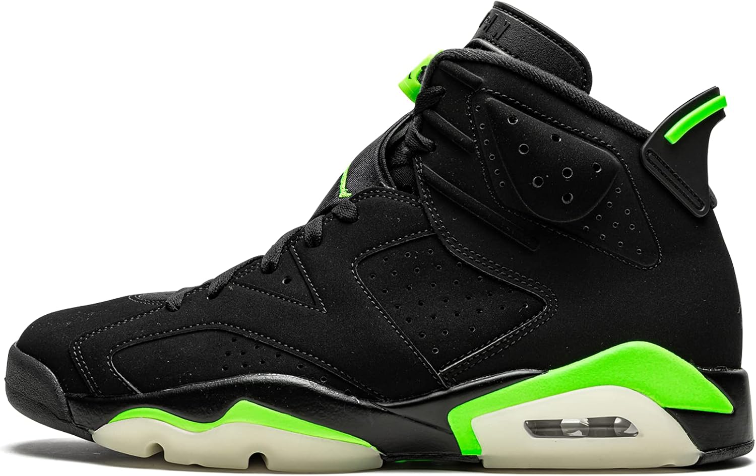 Nike Air Jordan 6 Retro Electric Green para hombre, negro/verde ...