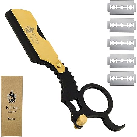 Amazon.com: Utopia Care Professional Barber Straight Edge Razor Safety ...