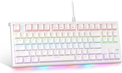 Amazon.com: NPET K10 Wired Gaming Keyboard, RGB Backlit, Spill ...