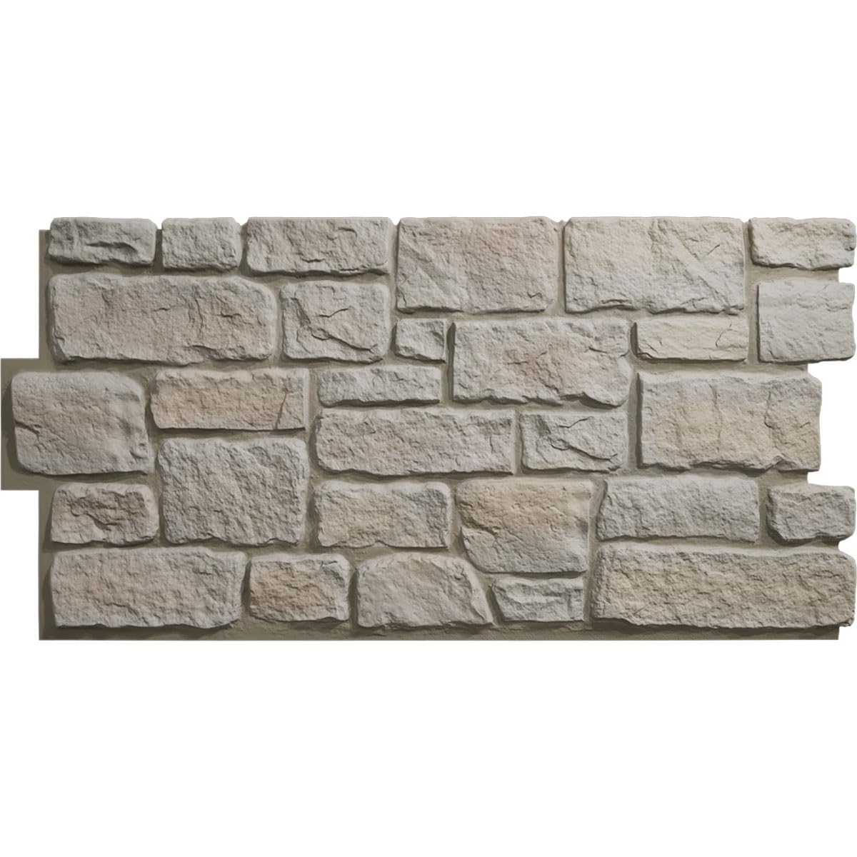 Ekena Millwork PNU24X48HCHM StoneCraft Cobblestone Stone Faux Panels ...