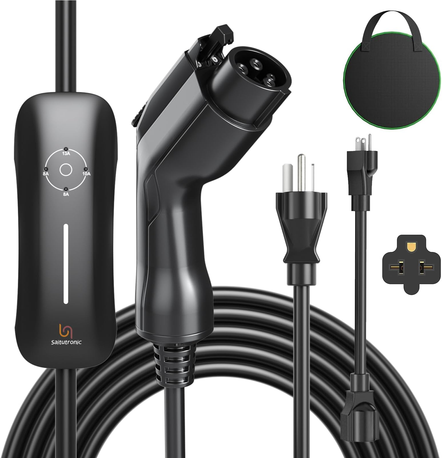 Amazon.com: Saitutronic 16 Amp EV Charger Level 1 Charger Type 1 ...