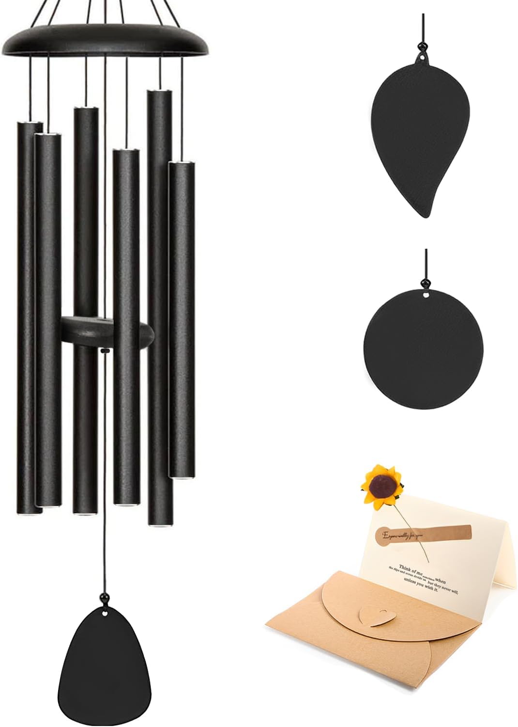 Amazon.com : Wind Chime Parts Replacement, 20 PCS Wood Wind Chime ...