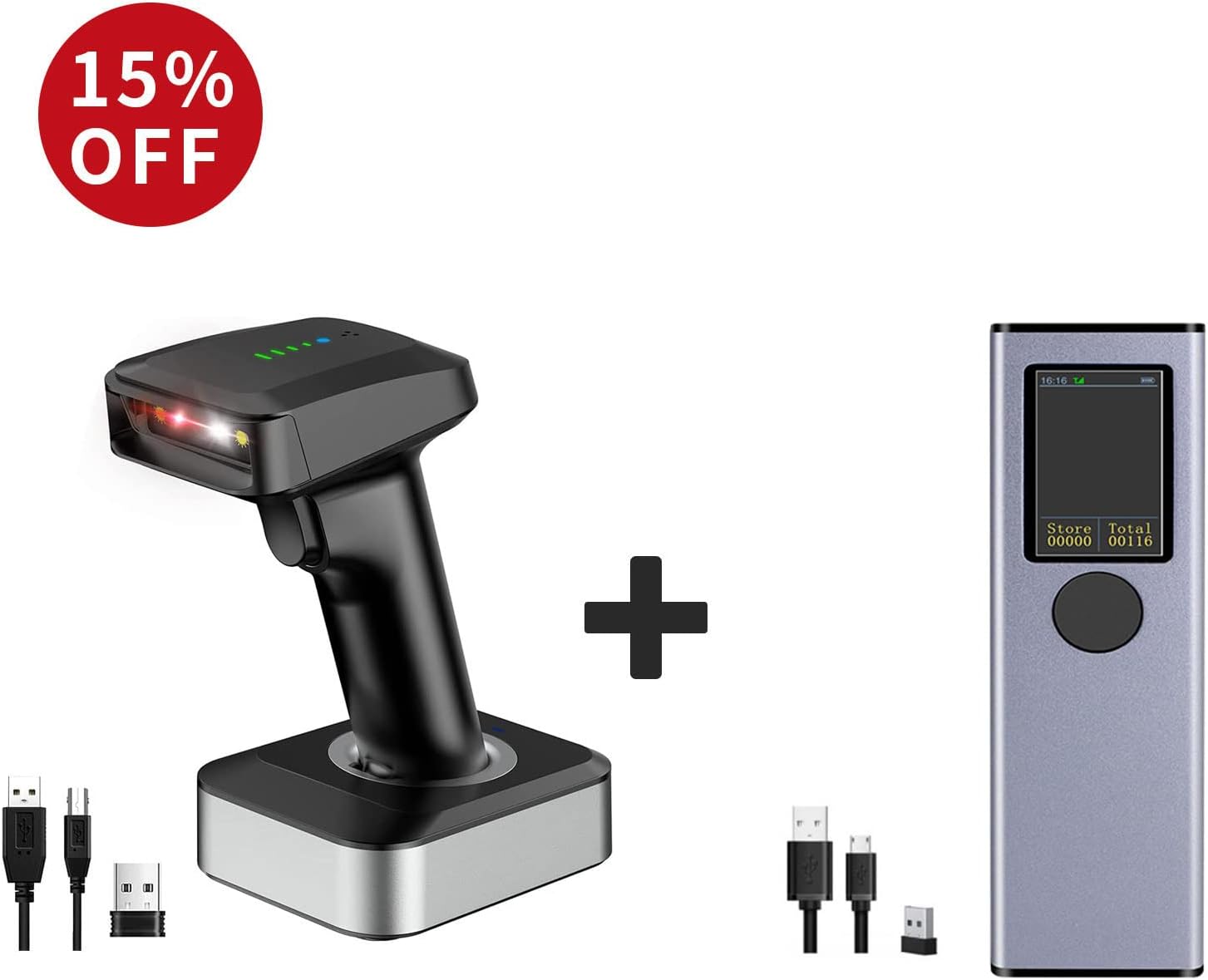 Amazon.com : Save 15% on Alacrity 2D QR Wireless Barcode Scanner with ...