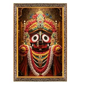 Jagannath puri Photo Frame Lord Jagannath, Balram & Subhadra Divine ...