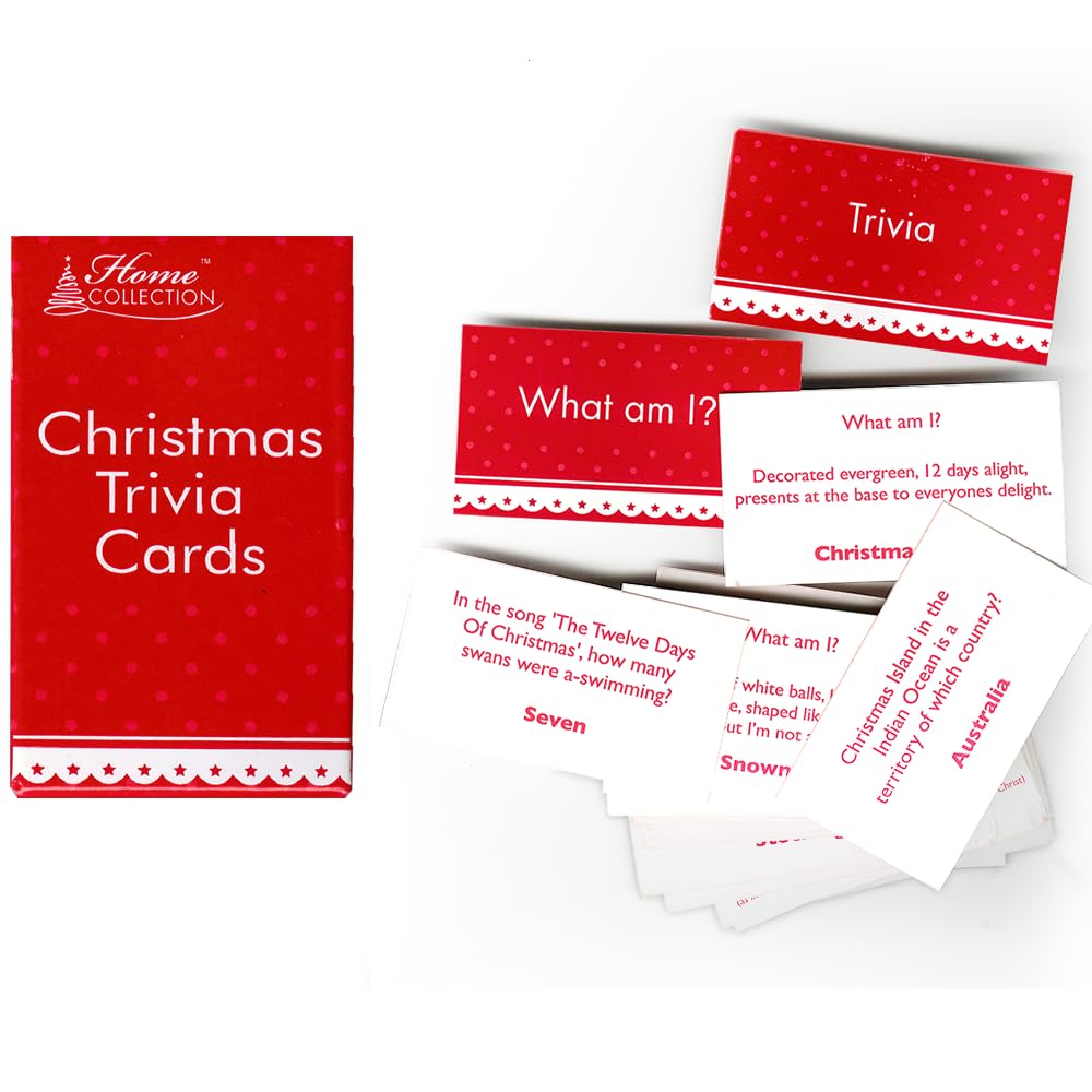 Trivia Cards Game - What Am I ? Christmas Trivia Cards Game - Question ...