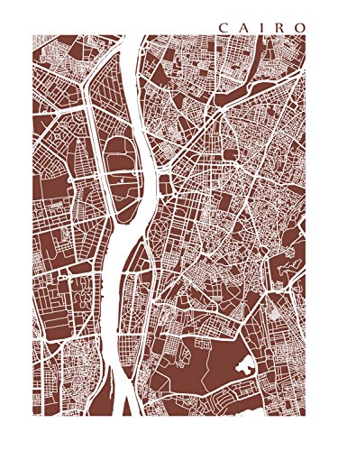 Amazon.com: Cairo Map Print : Home & Kitchen