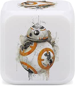 Amazon.co.jp: Alarm Clock, Star Wars BB-8, Table Clock, Alarm Light ...