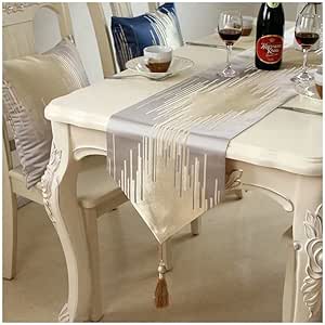 Amazon.com: Misenjor Dining Room Table Runner, Table Runners 84 Inch ...