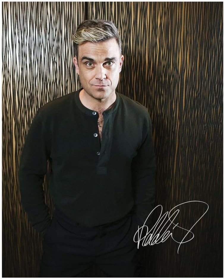Amazon.com: Robbie Williams Signed Autographed 8 x 10 Photo: Home & Kitchen