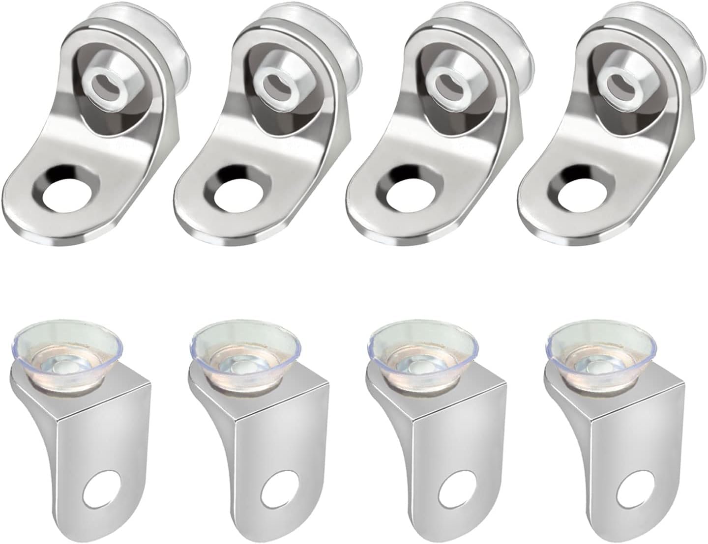 Amazon.com: DTGN 0.75"x0.59"(LxW) Mounting Brace Fixing Glass Shelf ...