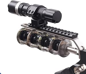 Amazon.com : HUNTSPM Archery Light Bracket Flashlight Mount Flashlight ...