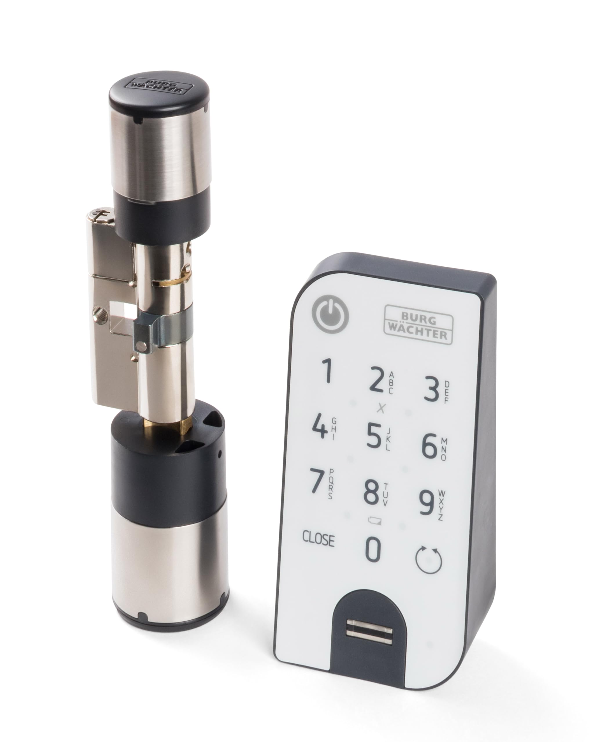 BURG-WÄCHTER Electronic Door Lock Cylinder Keypad Opening with App ...