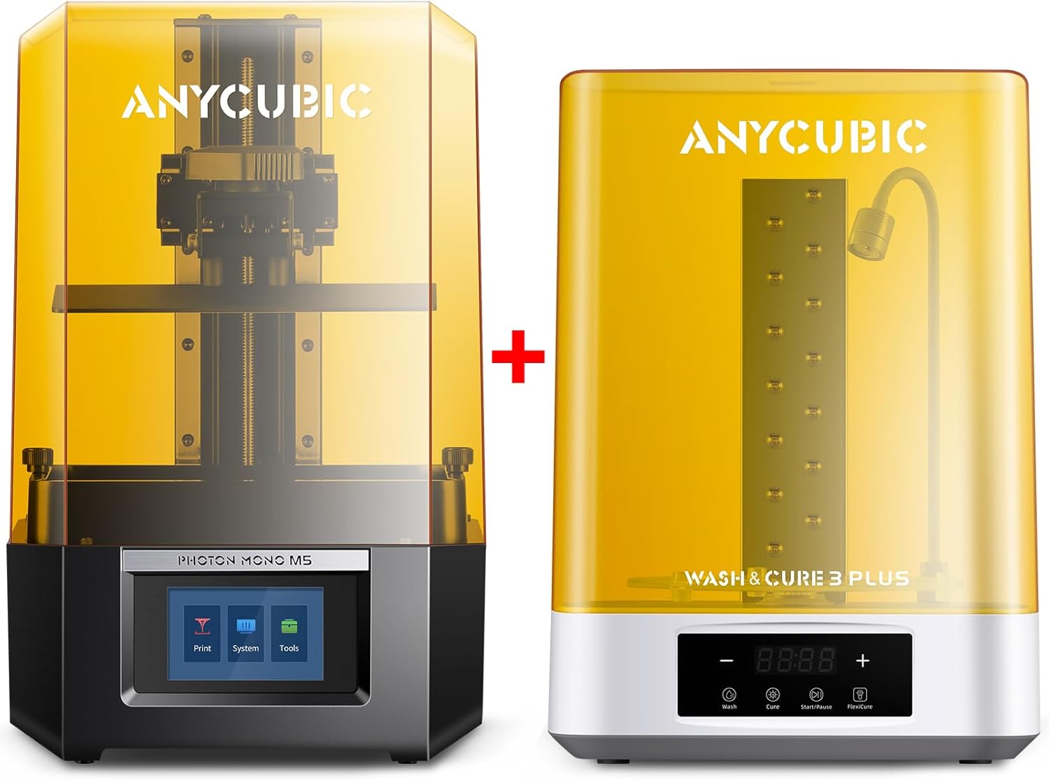 ANYCUBIC Photon Mono M5 and Wash and Cure 3 Plus Station, Resin 3D ...