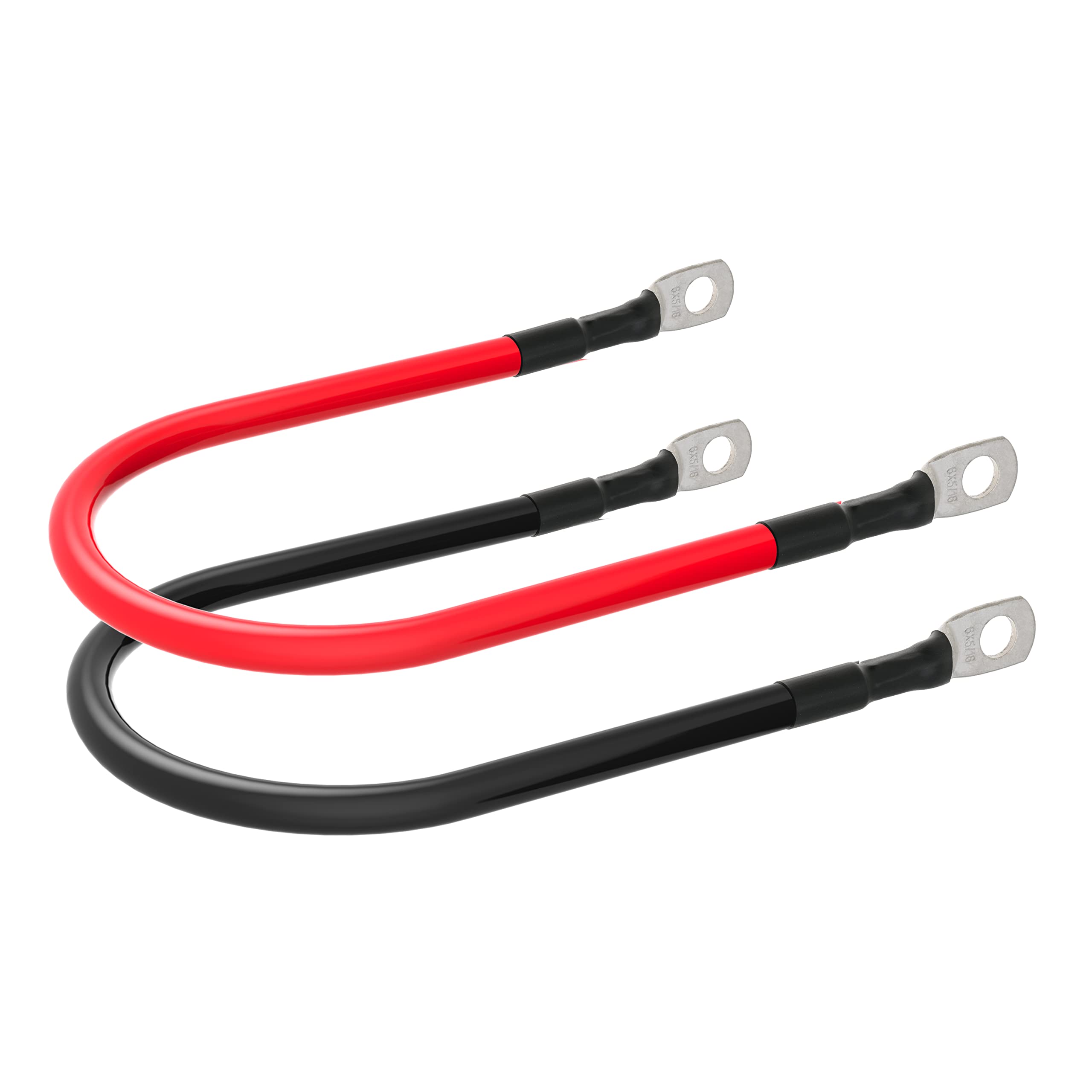 Amazon.com: 6 AWG Battery Cable 6AWG Gauge Battery Inverter Cables for ...