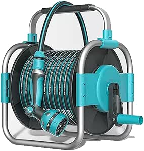 Amazon.co.jp: Portable Garden Hose Trolley, Water Hose Pipe Reel Cart ...