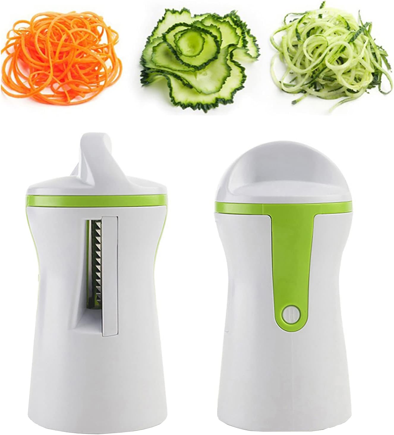 Amazon.com: Veggetti Veggie Slicer, Dual Stainless Steel Blade ...