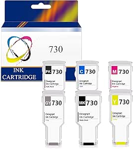 Amazon.com: Ink Cartridges for HP DesignJet T1600 T2600 T1700 Printers, Inkjet Cartridges for HP ...