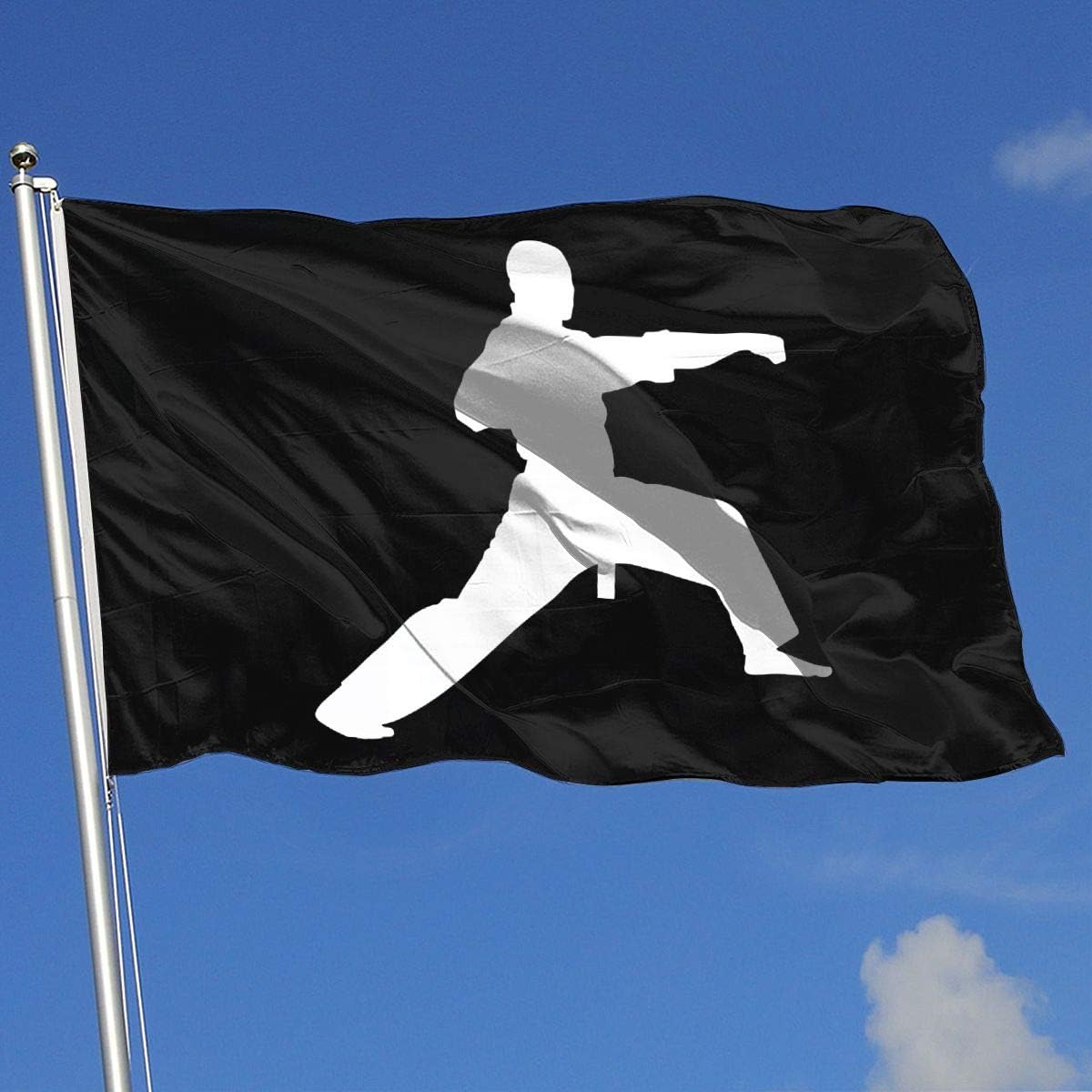 Amazon.com: Karate Punch Silhouette-1 Banner Flag Decor Flag Outdoor ...