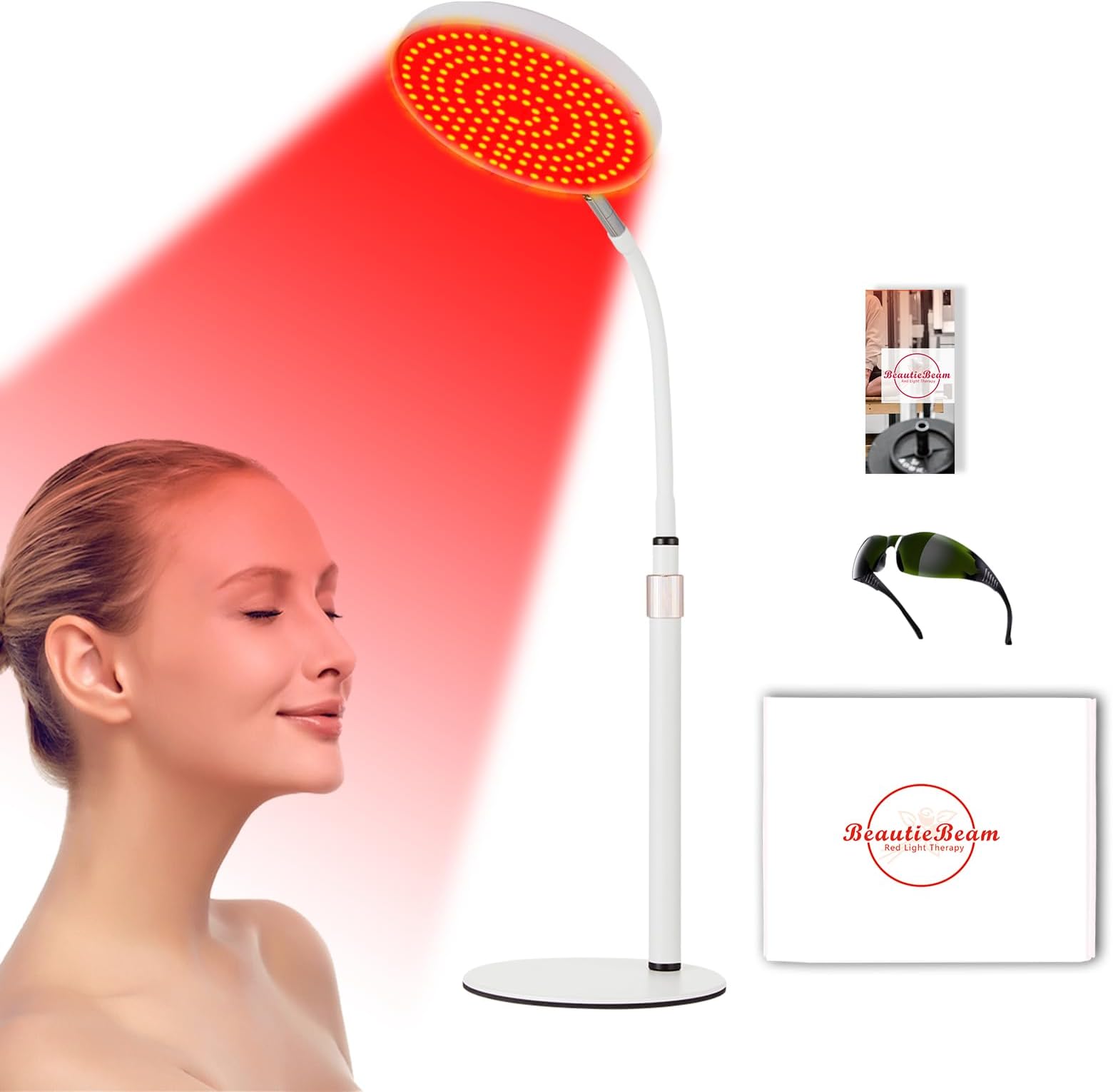 Amazon.com: Red Light Therapy for Face,（3 in 1 LED Chip）590+660+940nm ...
