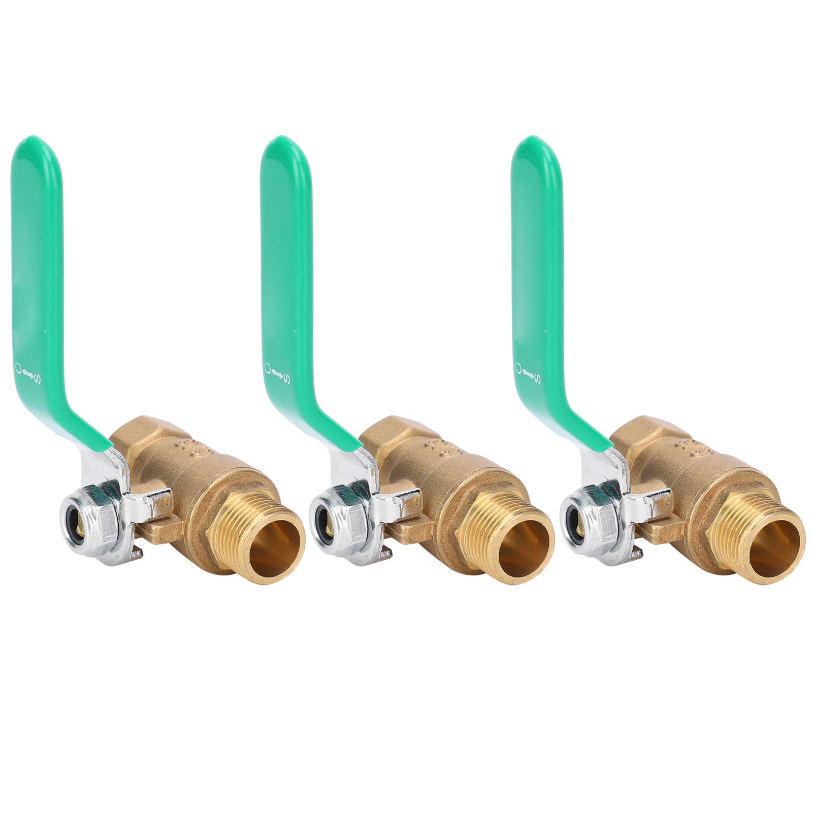 Buy Shut Off Valve, 3/8in Male and Female Thread Ball Valve, Stable for ...