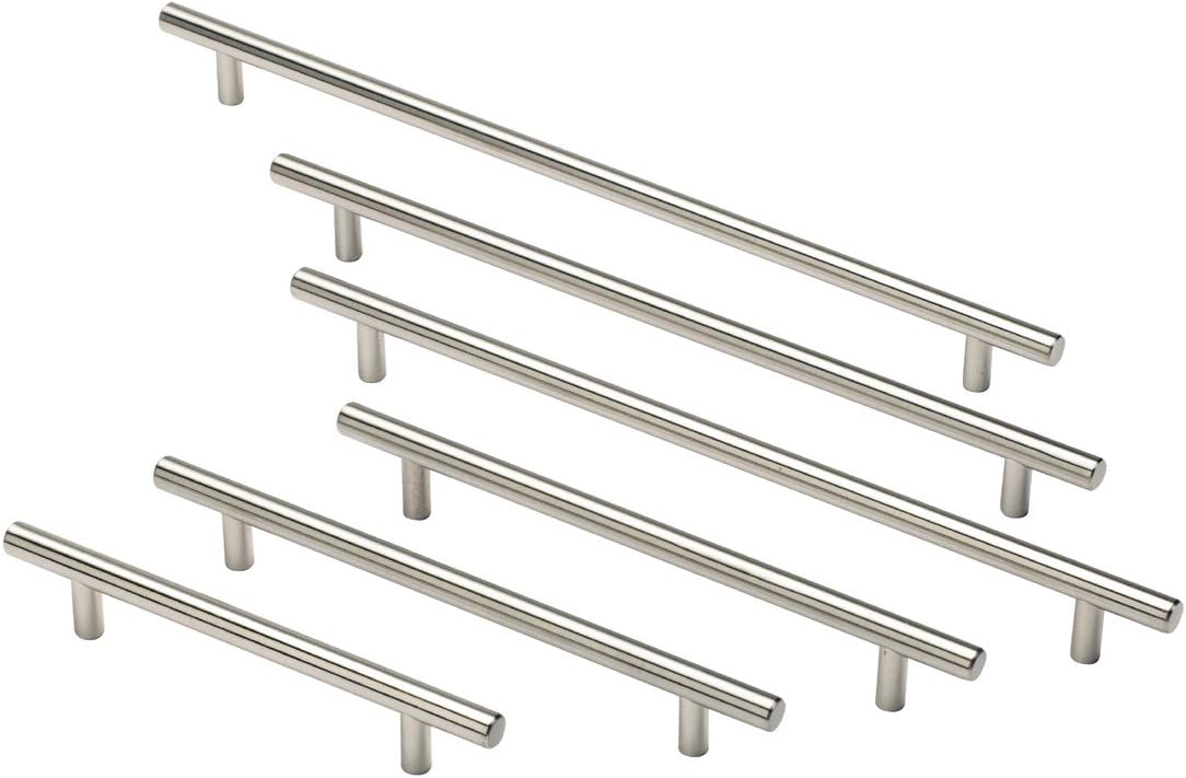 Extra Long 34cm Chrome Metal Door Handle - Kitchen Cupboard/Cabinet T ...