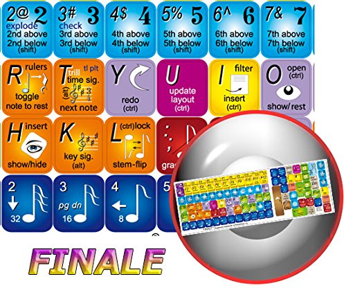 NEW FINALE KEYBOARD STICKERS FOR DESKTOP, LAPTOP AND NOTEBOOK : Amazon ...