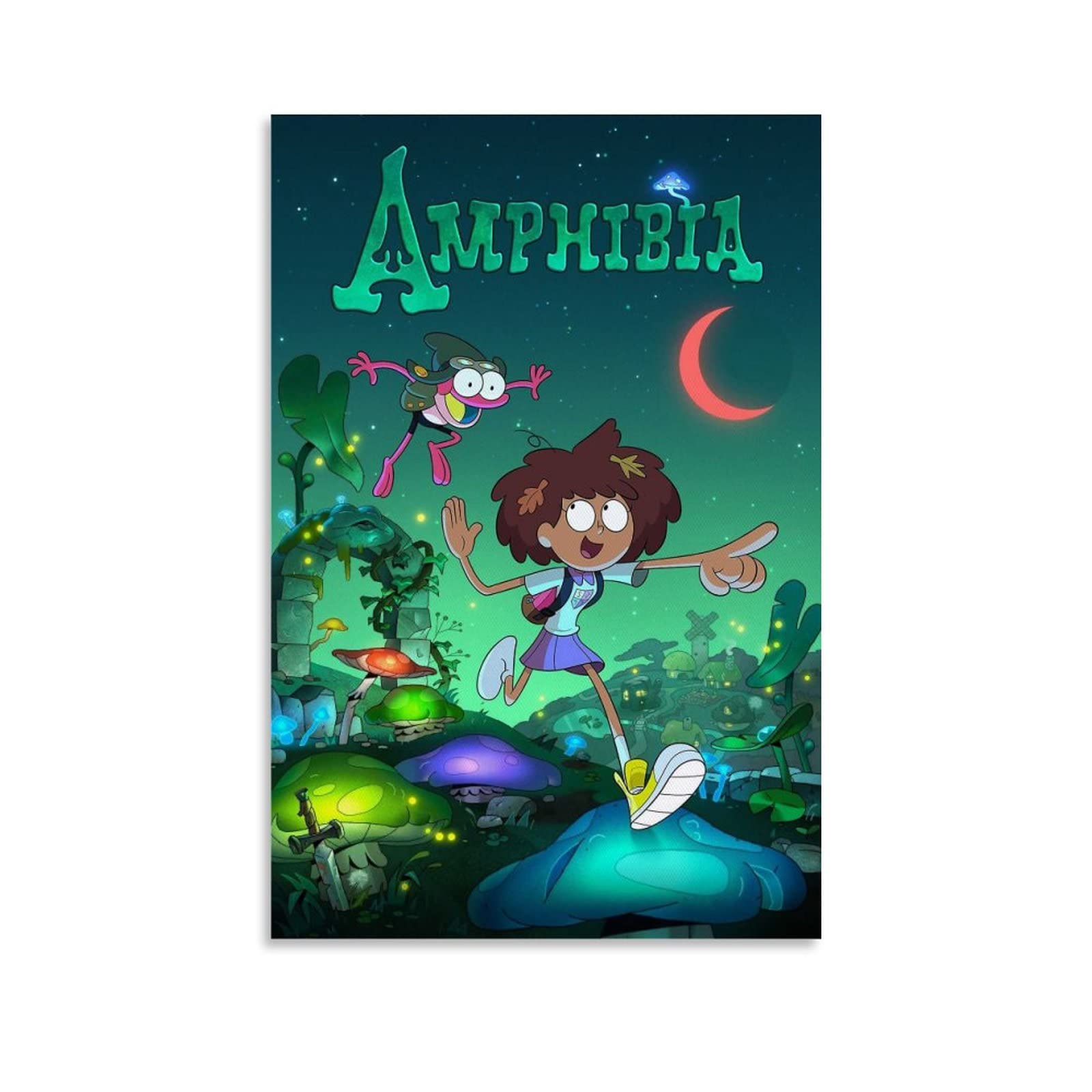 JUYT Amphibia Animated Poster Canvas Art Poster and Wall Art Picture ...
