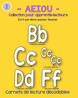 AEIOU - B-F Collection de carnets de lecture décodables pour l ...