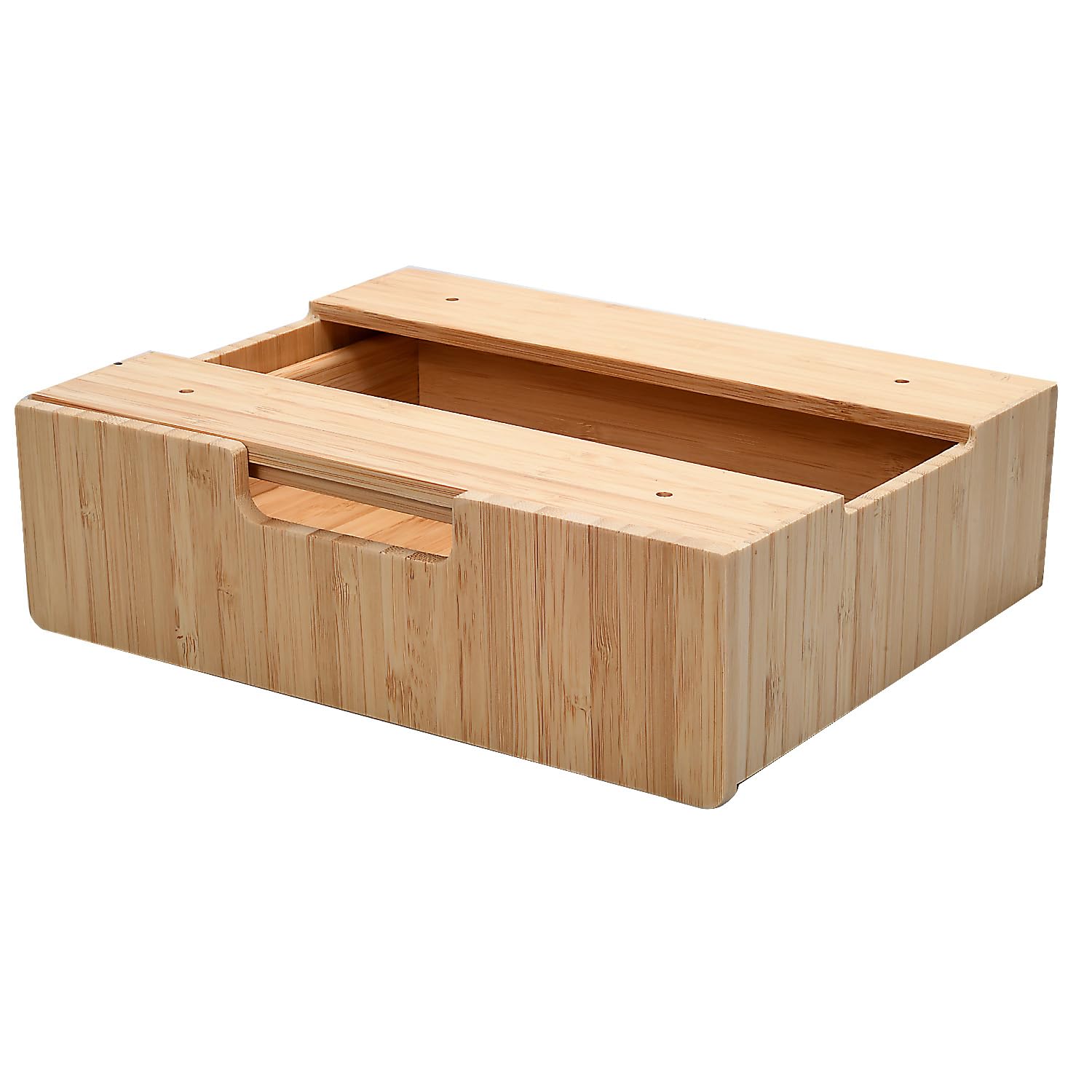 Amazon.com: Bamboo Mountable Drawer for Under Desk, Office Supply ...