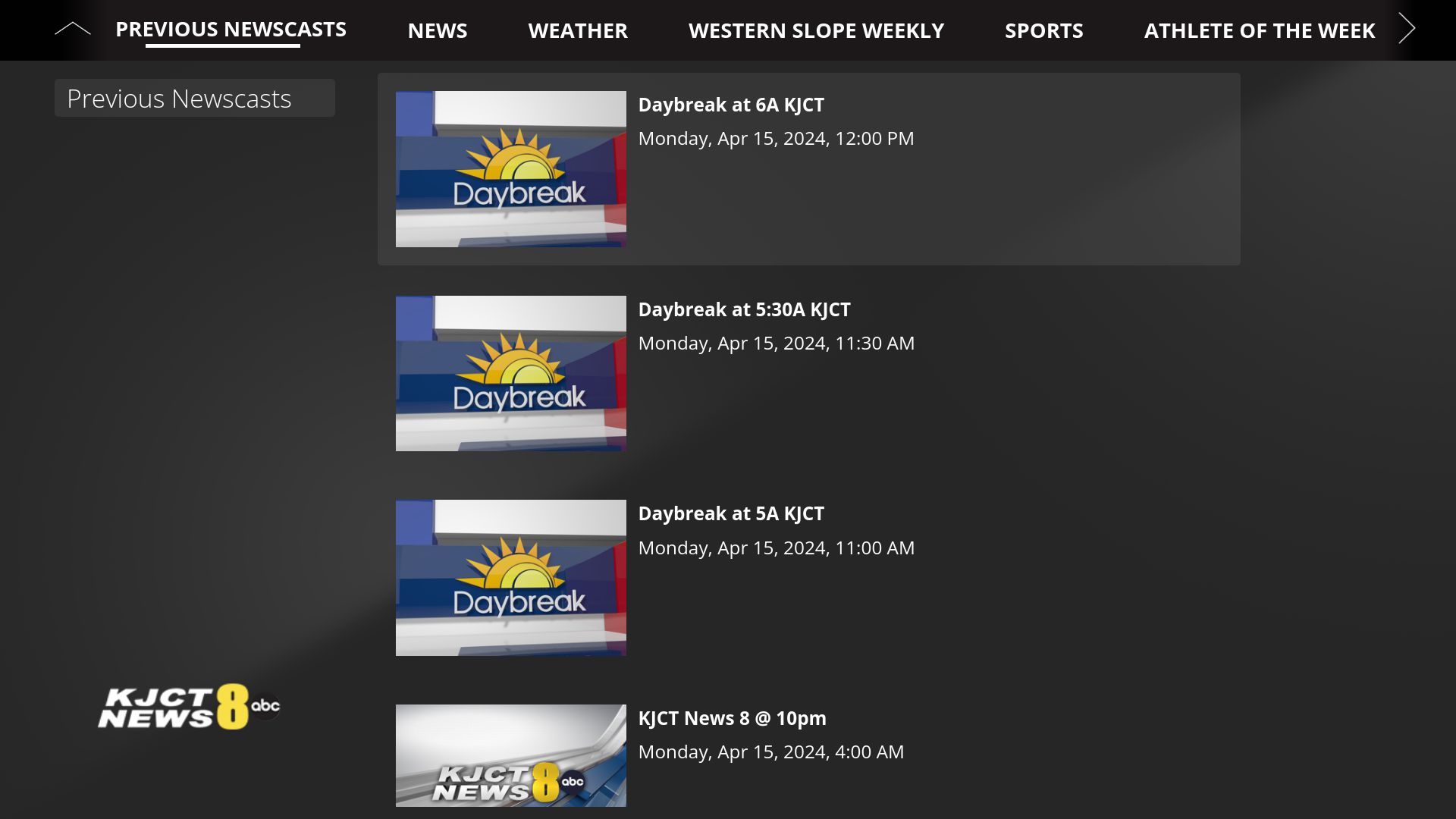 KJCT ABC 8 - App on Amazon Appstore