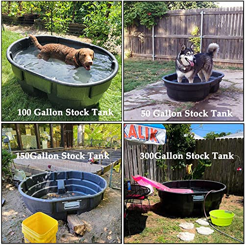 Snapklik.com : Waterproof Stock Tank Cover For 100 Gallon Rubbermaid ...