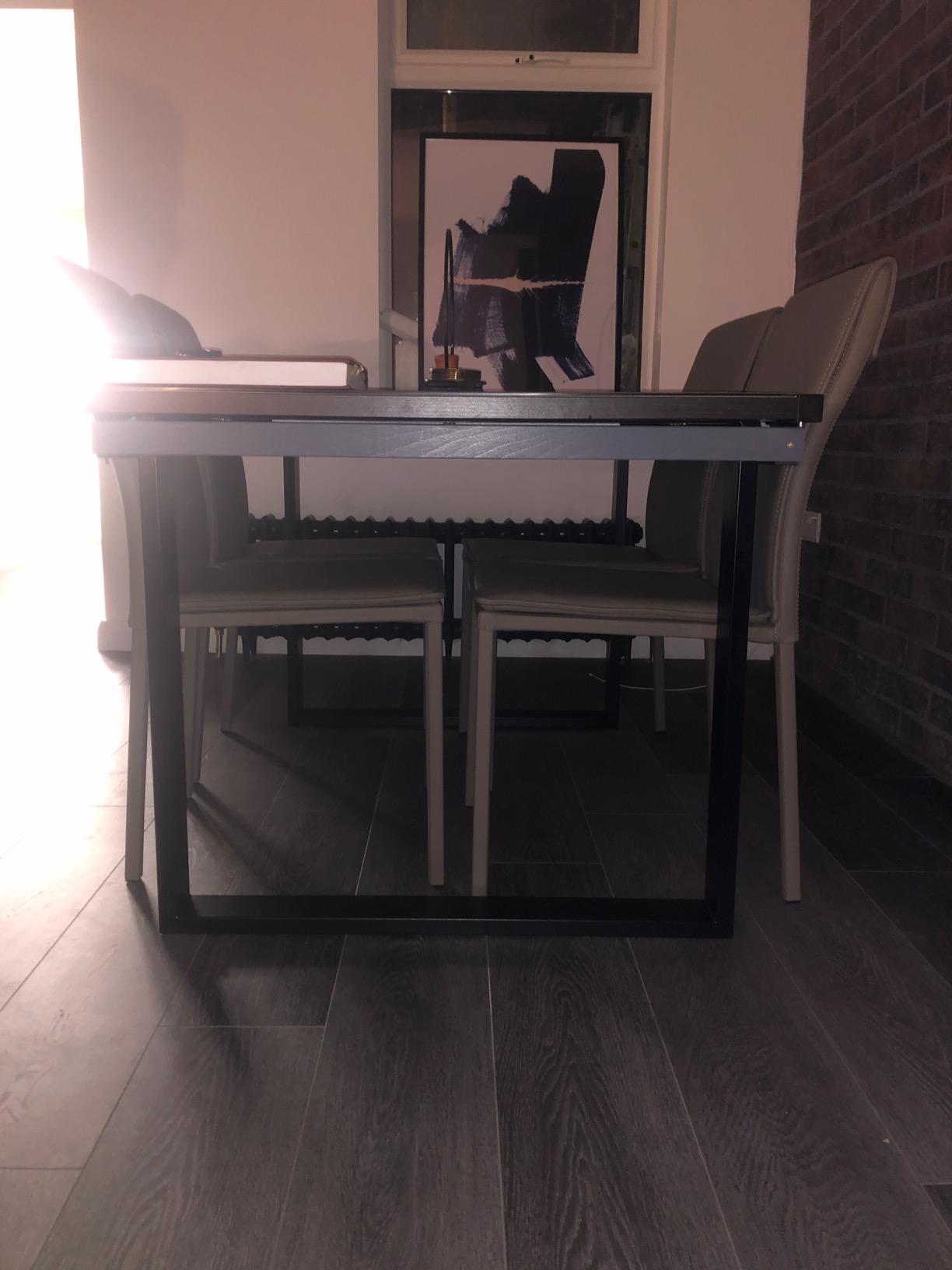 Set of Two Table Pedestals - Striking Industrial Design (71cm x 60cm ...