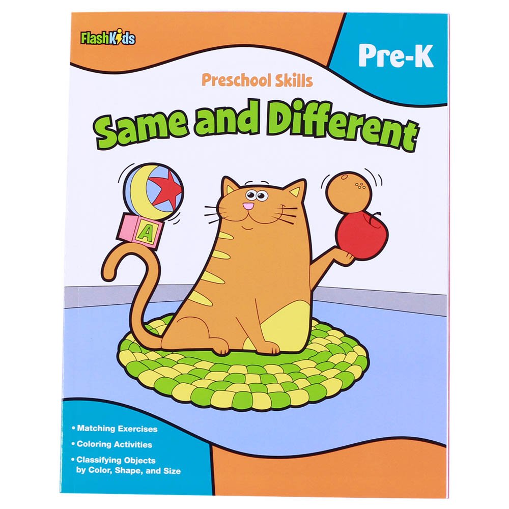 Amazon.com: Preschool Skills: Same and Different (Flash Kids Preschool ...