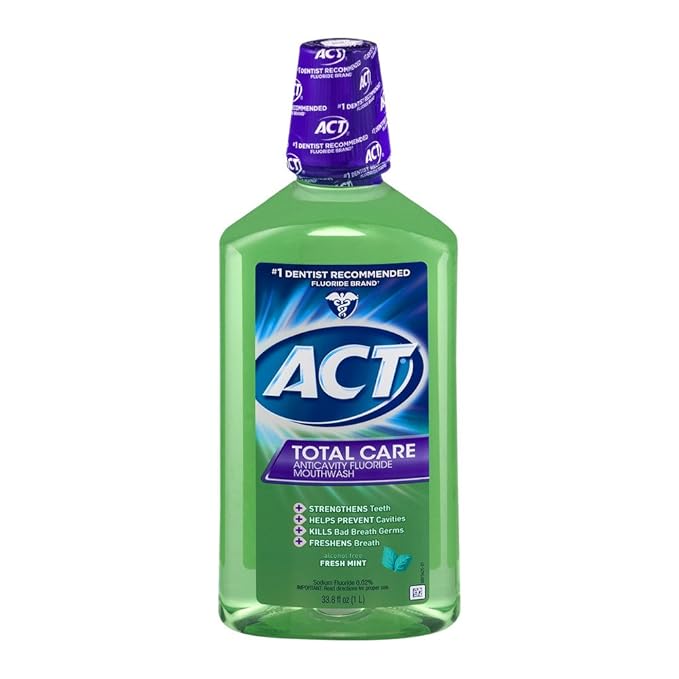 Amazon.com : Act Tc Frsh MNT Rinse Size 33.8z Act Total Care Fresh Mint ...