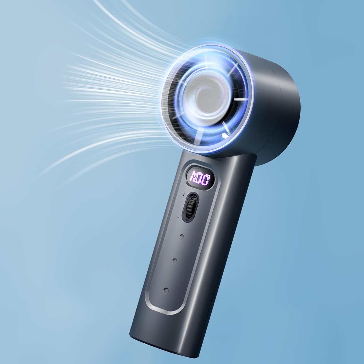 Amazon.com: HomBreez Turbo Portable Handheld Fan, Speed(1-100 ...