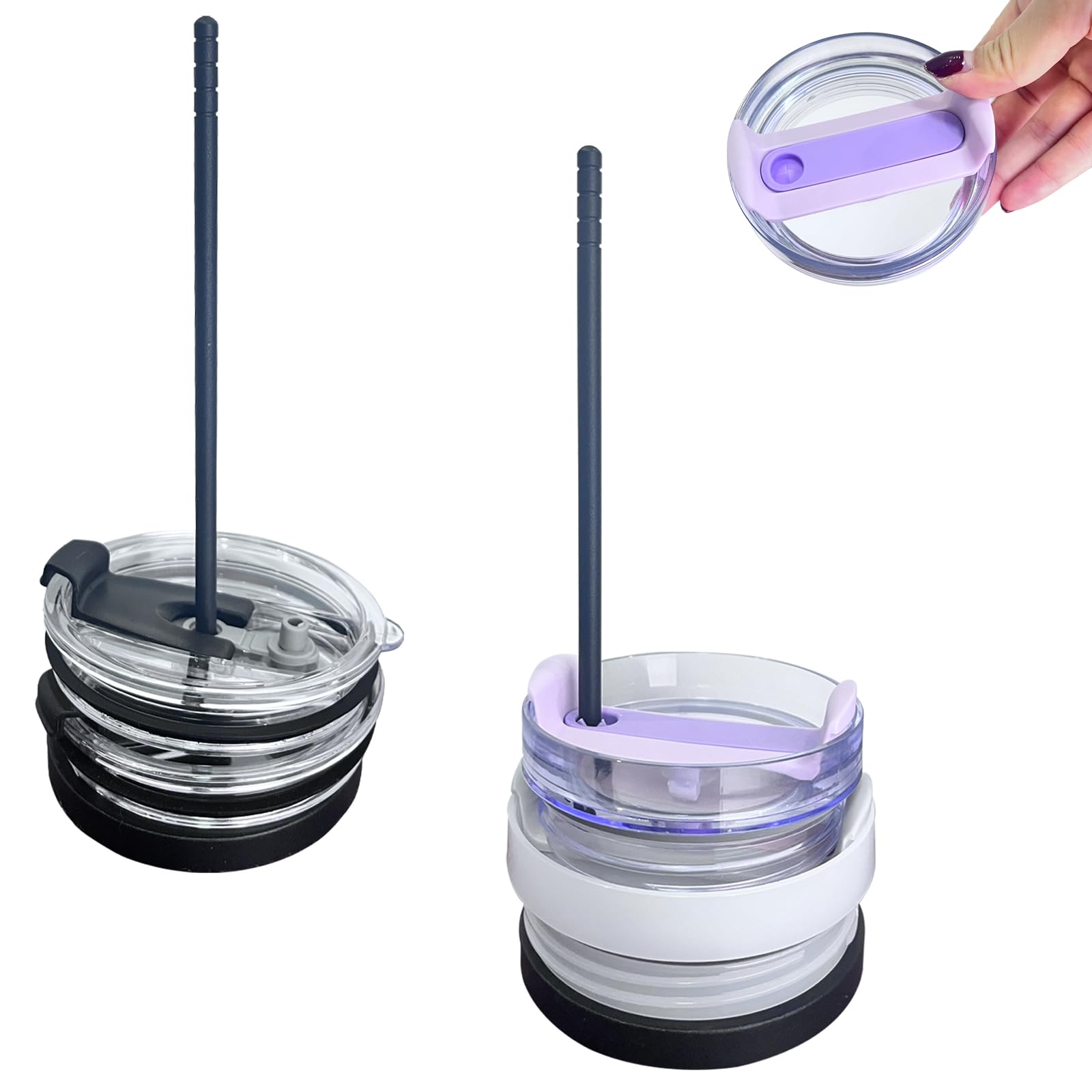 Tumbler Lid Organizer, Versatile No Shaking More Stable Tumbler Lid ...