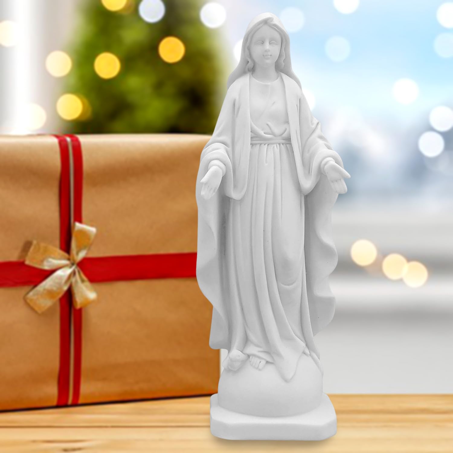 Snapklik.com : Sacred Mother Mary Statue - Classic White Virgin Mary ...