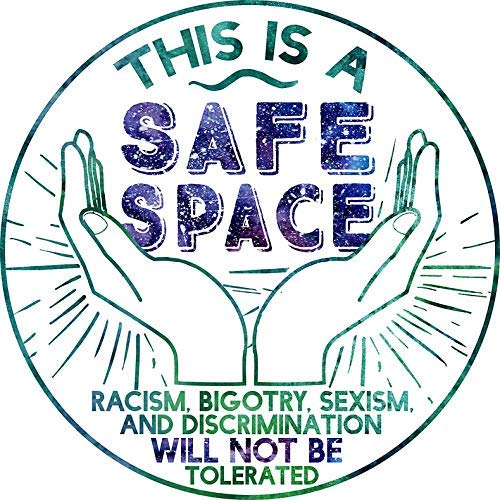 Amazon.com - Safe Space Sticker Decal Window Bumper Sticker Vinyl 5"